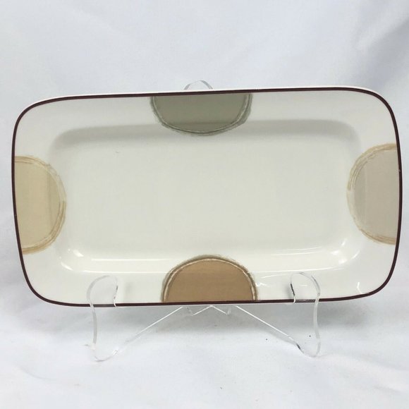 Noritake | Dining | Noritake Tray Nwt 9 Mocha Java Serving Dish Relish Ambience Discontinued New ...